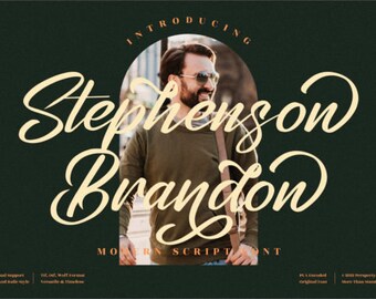 Sefa Font, Calligraphy Font, Wedding Font, Cricut Font, Handwritten Font, Modern Font, Monoline ...