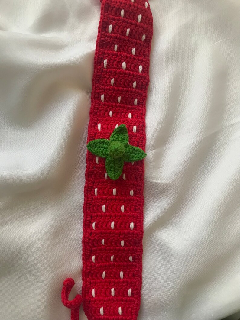 Crochet Strawberry Headband - Etsy