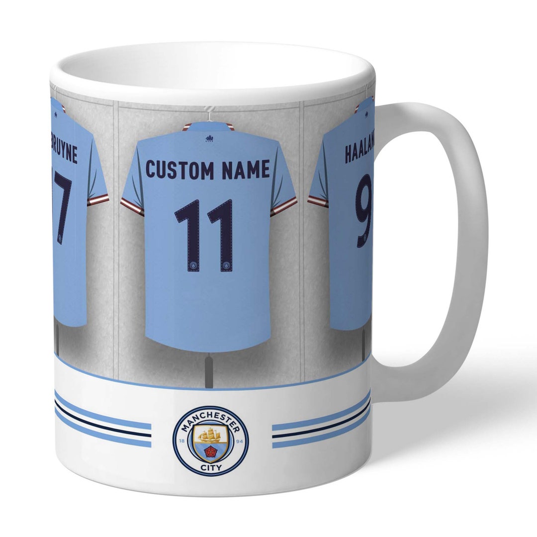 Manchester City Football Club Dressing Room Mug Football Mug Manchester ...