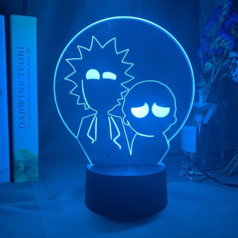 Rick & Morty LED Lights Cartoon Style Nightlights/lamps/desk Lights ...