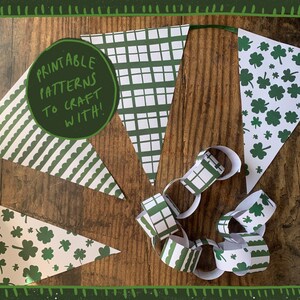 Printable St Patrick’s Day Patterns Instant Digital Download, Make Your ...