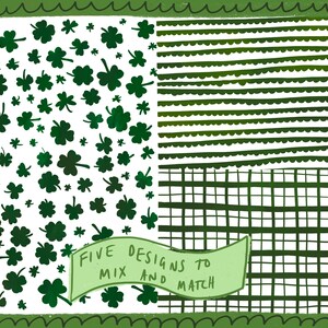 Printable St Patrick’s Day Patterns Instant Digital Download, Make Your ...