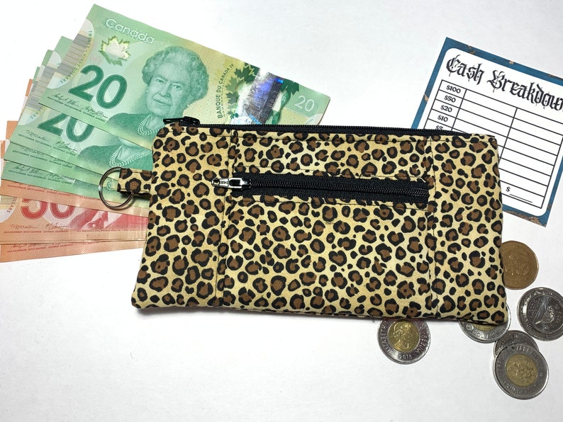 Cash Stuffing BANK Bag With 3 Pockets Breakdown Teller Slips - Etsy