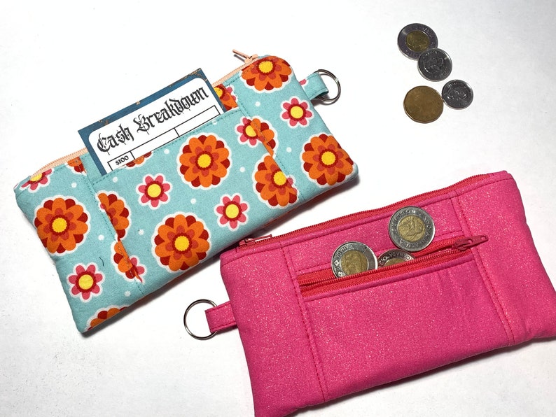 Cash Stuffing BANK Bag With 3 Pockets Breakdown Teller Slips Sinking ...
