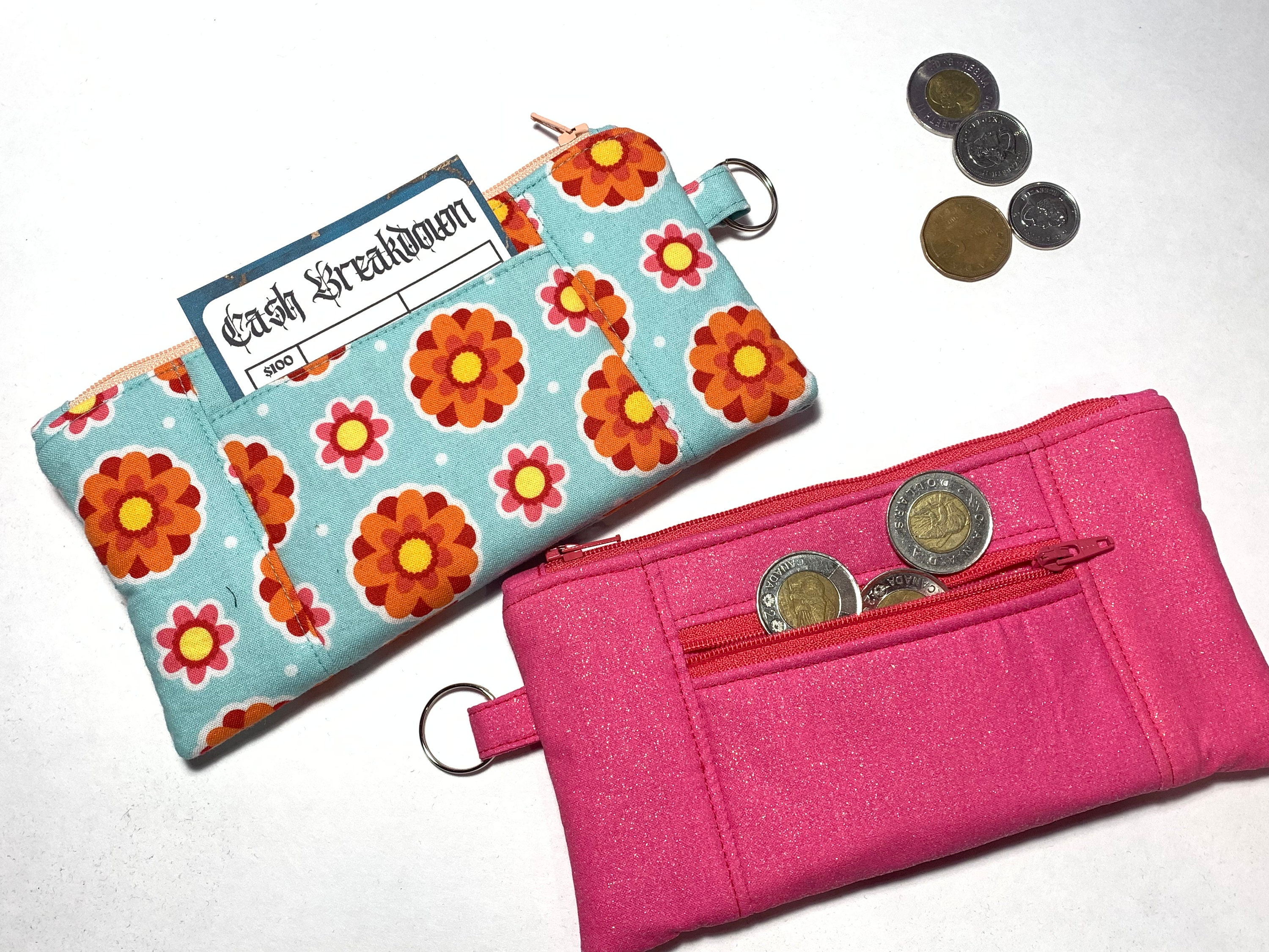 Cash Stuffing BANK Bag With 3 Pockets Breakdown Teller Slips - Etsy