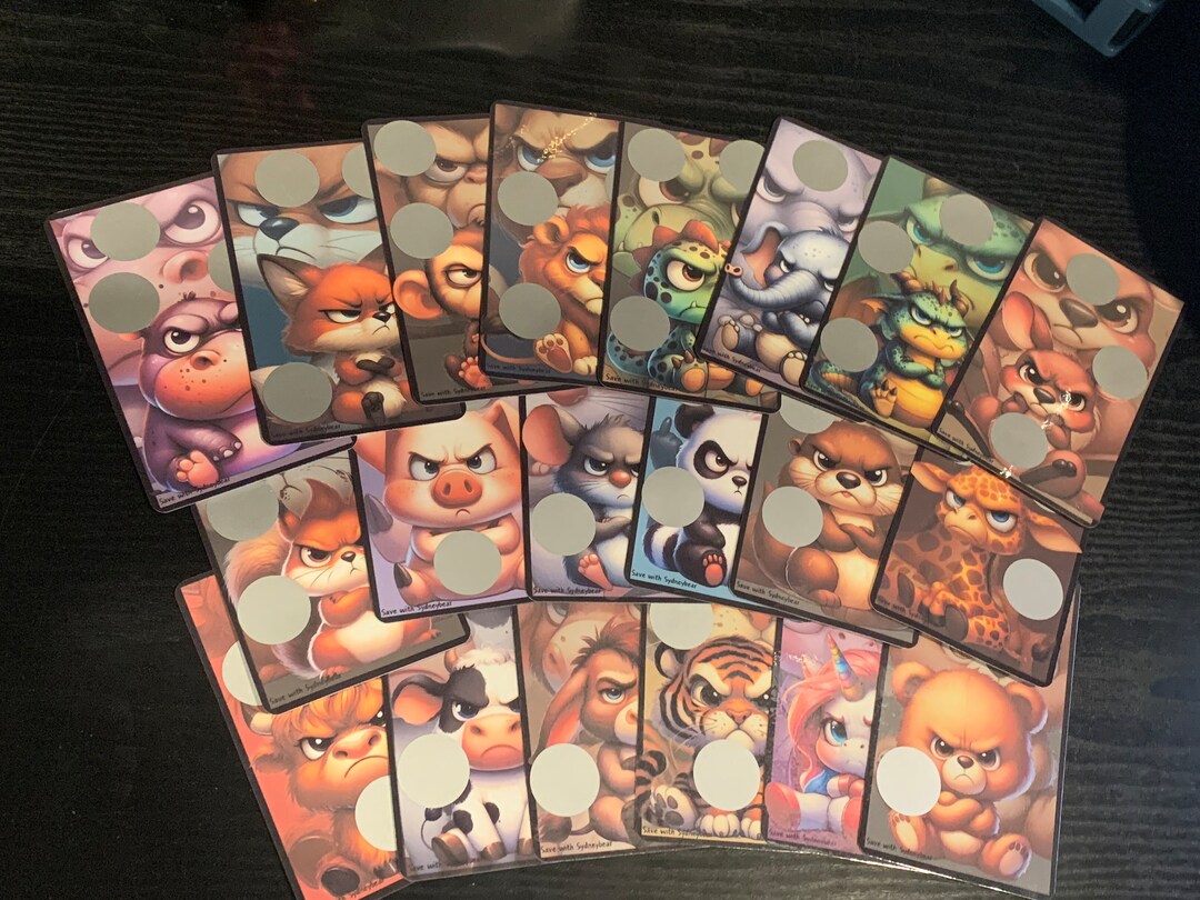 GRUMPY SAVINGS Scratch off Card Set Savings Challenge 450 Inserts Game ...