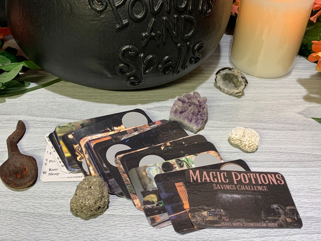 Magic Potions Card Set Scratch off 200 Plus 150 Savings Challenge ...