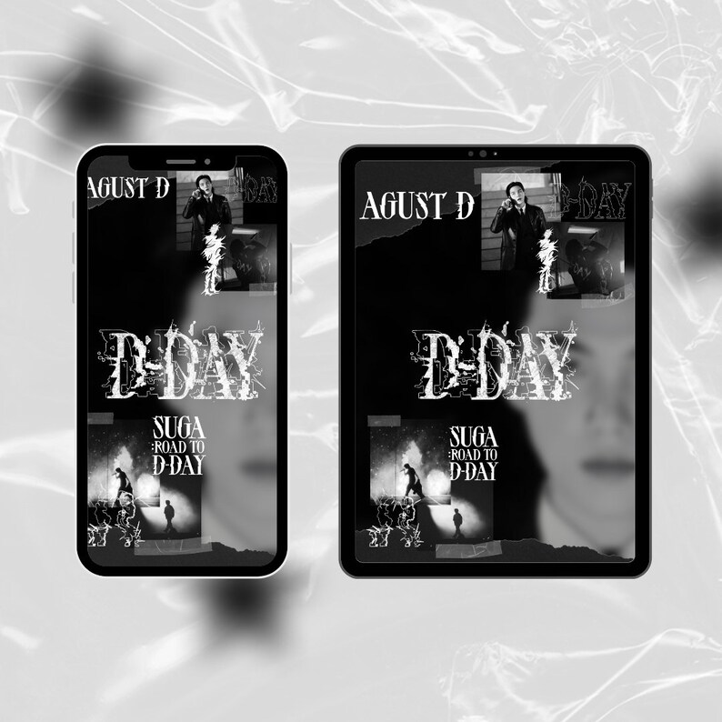 Agust D d-day Posterwallpaper - Etsy