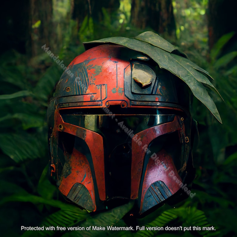 Mandalorian Helmet Art for Digital Download, Star Wars Mandalorian ...