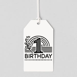 My 1st Birthday SVG Cute Baby Boy Girl Milestone Design Party Decor ...