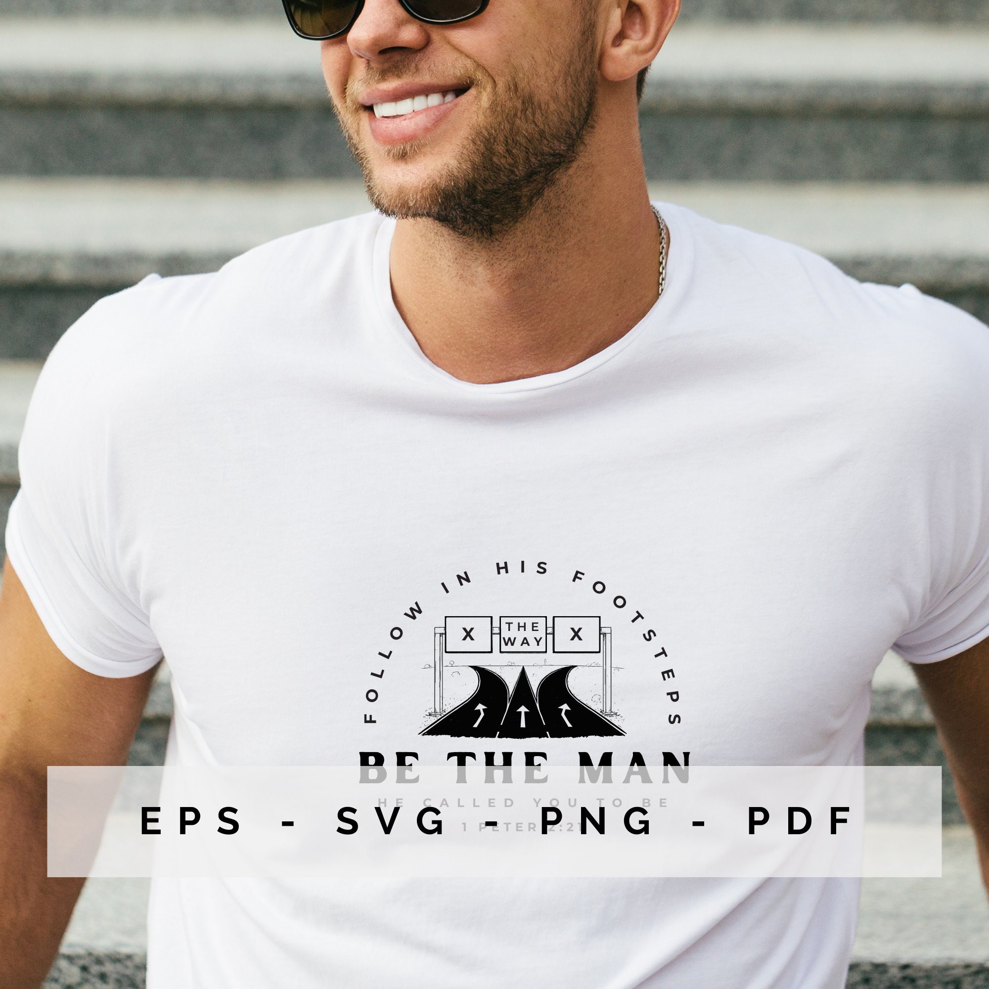 1 Peter Svg Be the Man God Called You to Be Men T Shirt Religious ...