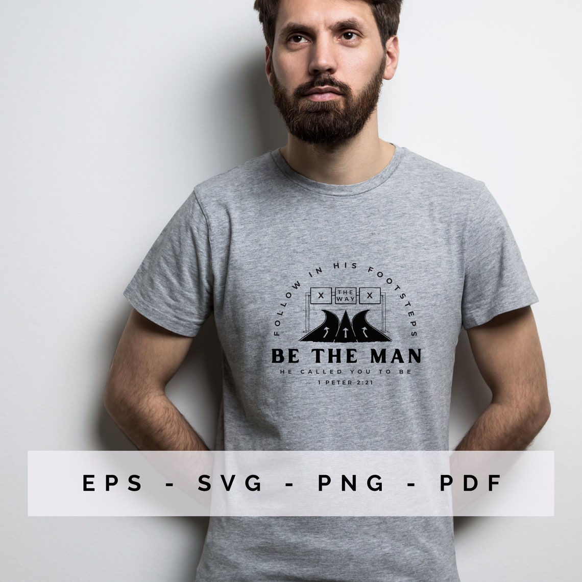 1 Peter Svg Be the Man God Called You to Be Men T Shirt - Etsy