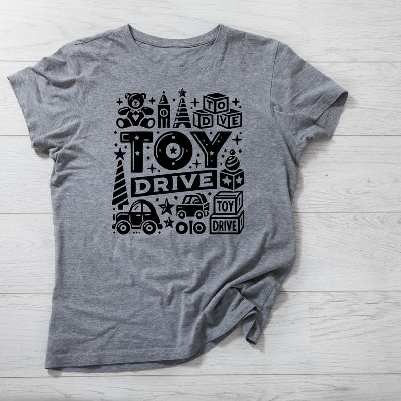Toy Drive SVG | Holiday Donation Event Design | Christmas Charity ...