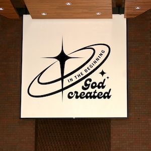 Genesis 1:1 Bible Verse Graphic - Creation Art - in the Beginning God ...
