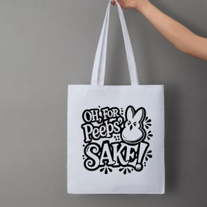Chillin’ With My Peeps SVG Funny Easter Design for Shirts Tote Bags ...