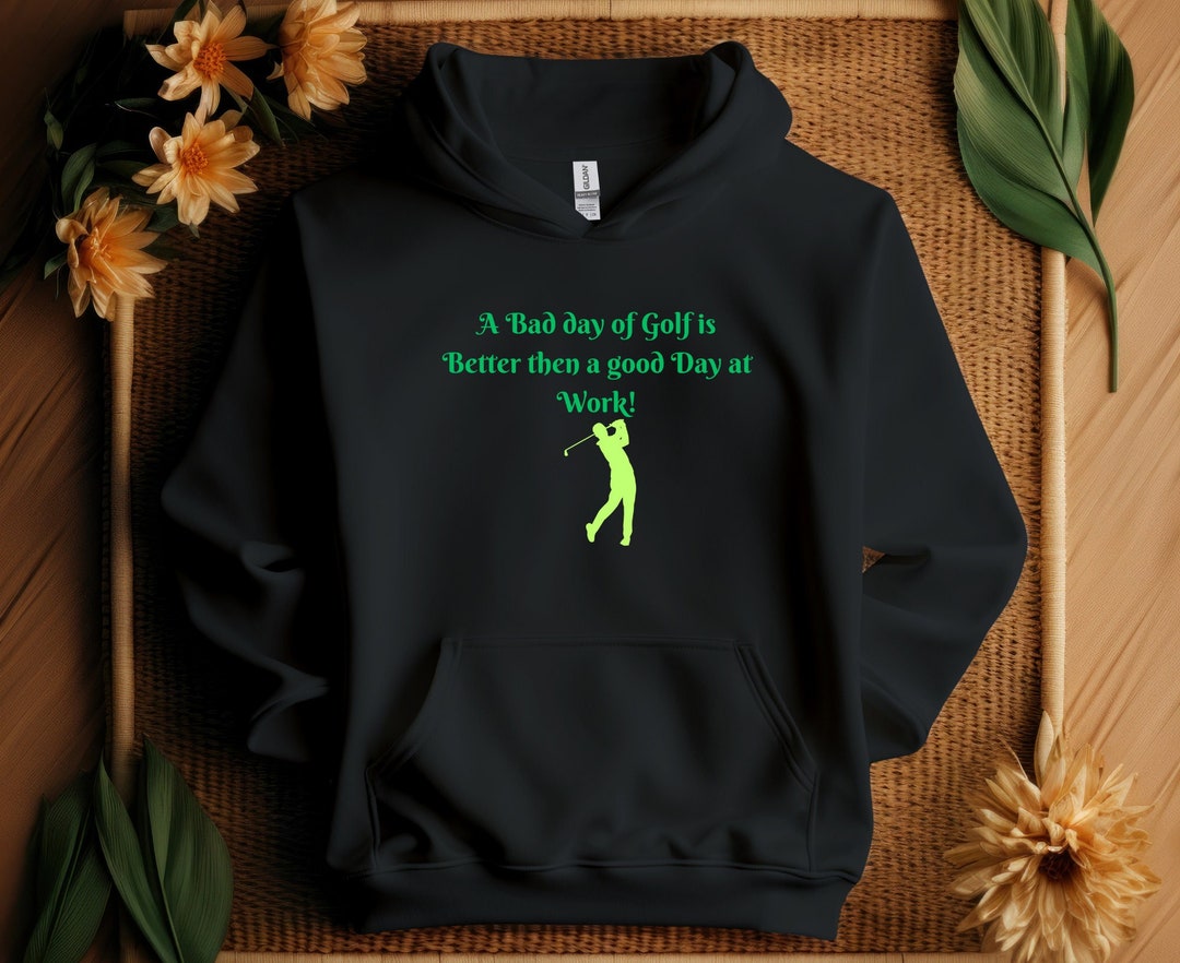 Hoodie Hooded Sweatshirt Golf Lover Hoodie Golf Lover Sweatshirt Golf ...
