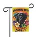 Black Labrador Retriever Garden Flag, Love Design, Outdoor Decor, Dog ...