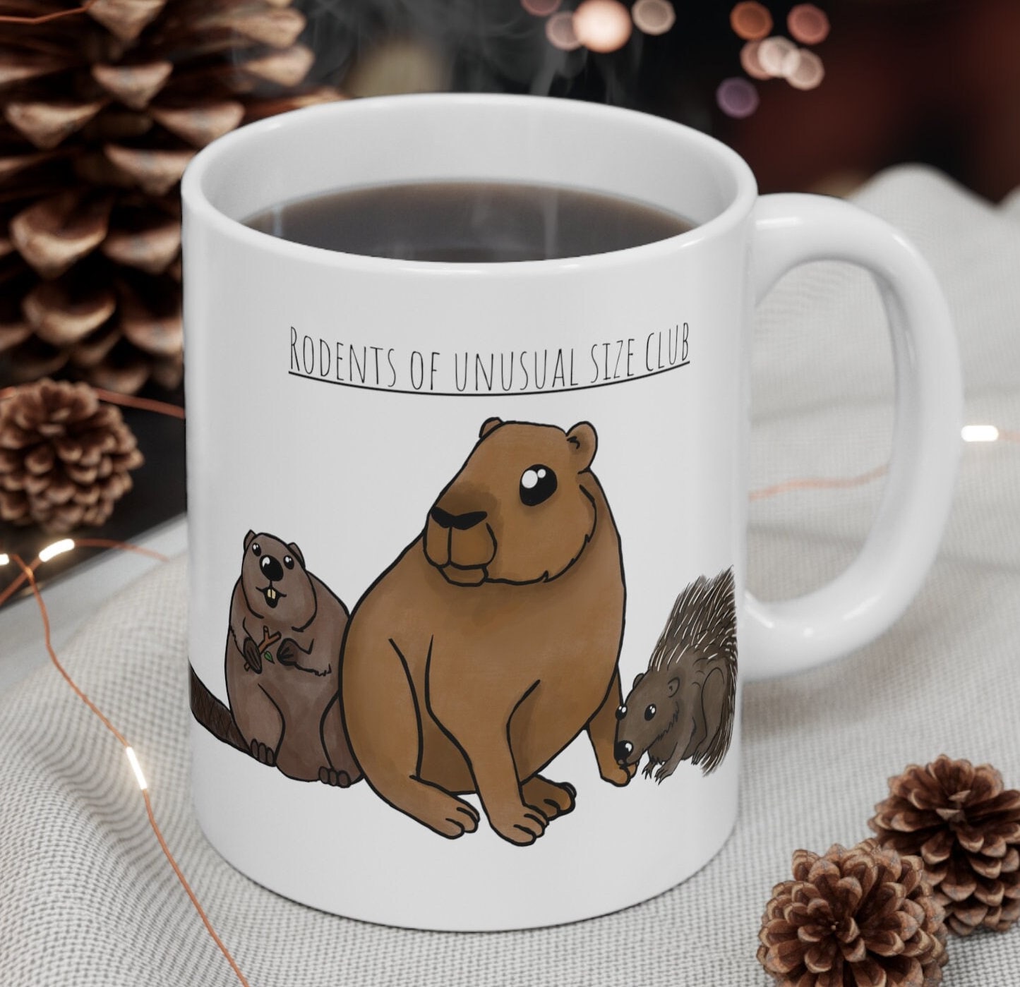 Princess Bride Rodents of Unusual Size Club Ceramic Coffee Mug, Beaver ...