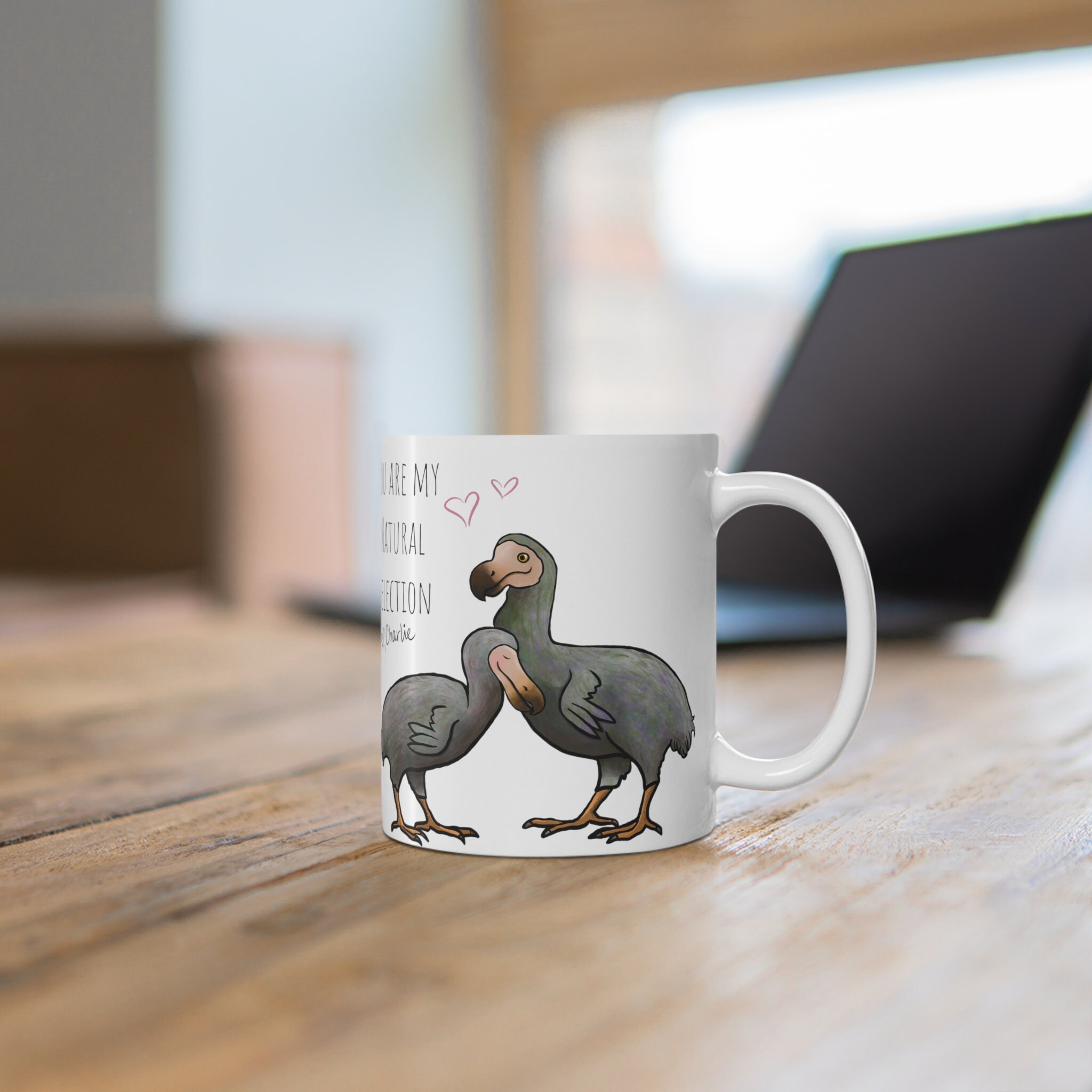 Dodo Bird Valentine Natural Selection Pun Coffee Mug, Punny Gifts ...
