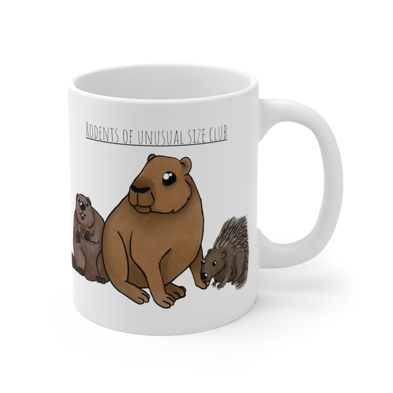 Princess Bride Rodents of Unusual Size Club Ceramic Coffee Mug, Beaver ...
