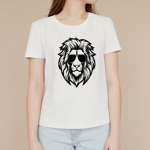 Lion Svg Bundle, Lion Roaring Face Silhouette Svg,lion With Glasses Svg ...