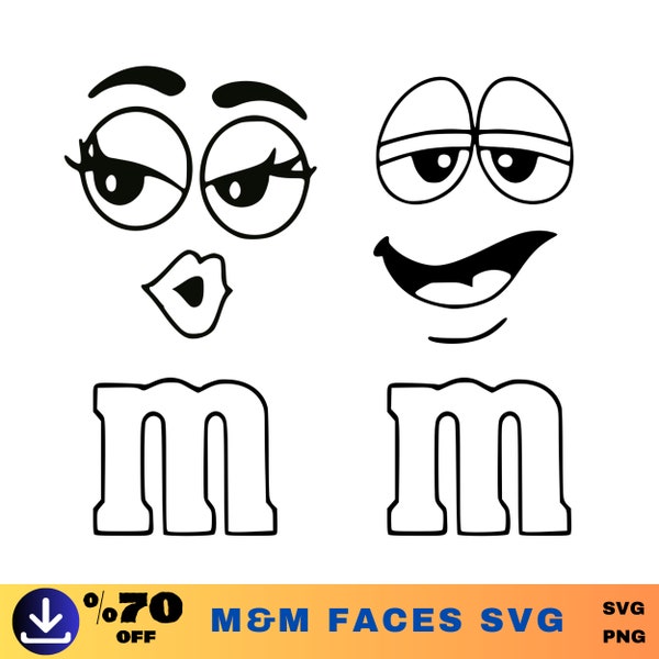 M&m Svg - Etsy