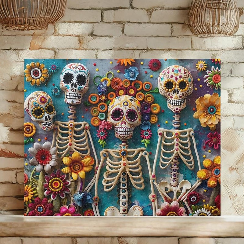 Sugar Skull Skeleton - Etsy