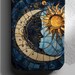 Crescent Moon Celestial Stained Glass Tough Phone Case Cover | iPhone ...