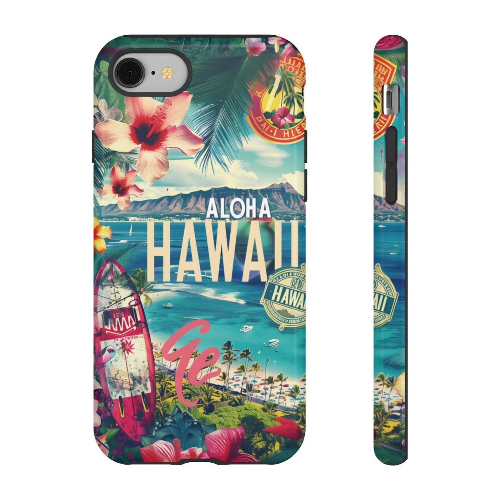 Coastal Surfer HAWAII Surfboard ALOHA Tough Phone Case Cover | iPhone ...