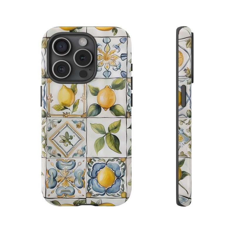 European Italian Sorrento Lemon Mosaic Tile Tough Case Cover | iPhone ...