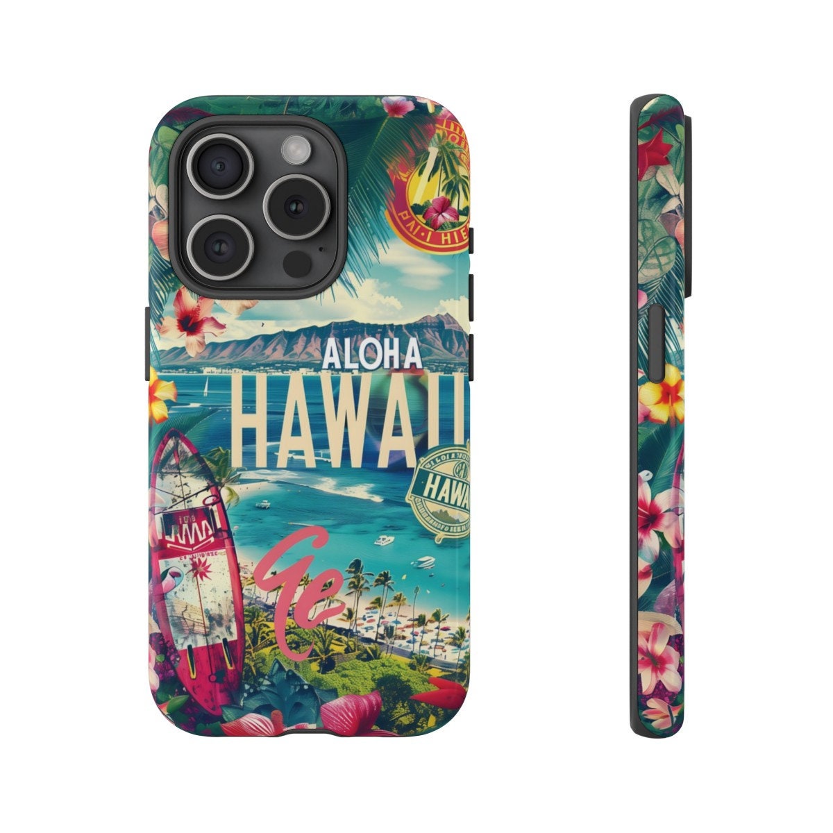Coastal Surfer HAWAII Surfboard ALOHA Tough Phone Case Cover | iPhone ...