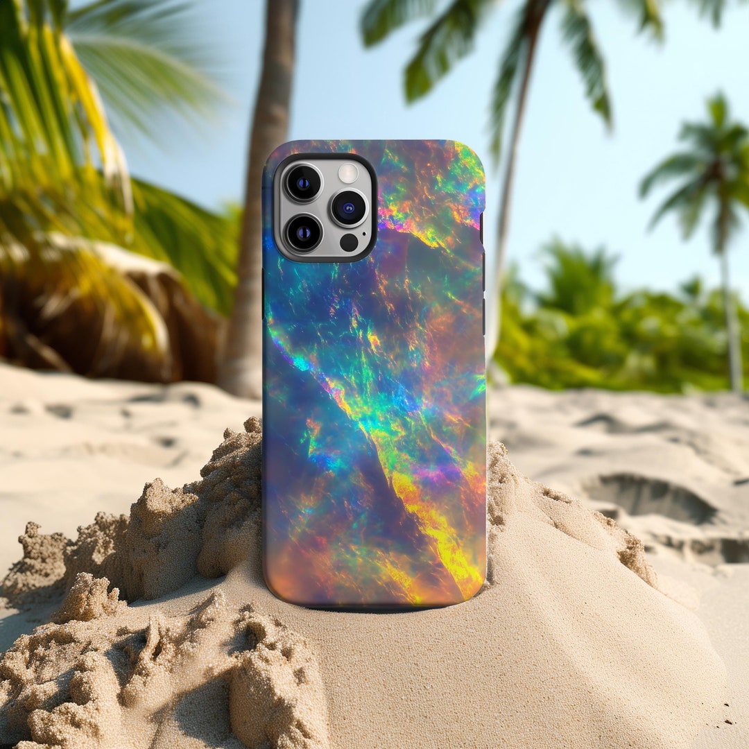 Opal Sparkly Gemstone Crystals Opalescent Tough Phone Case Cover ...