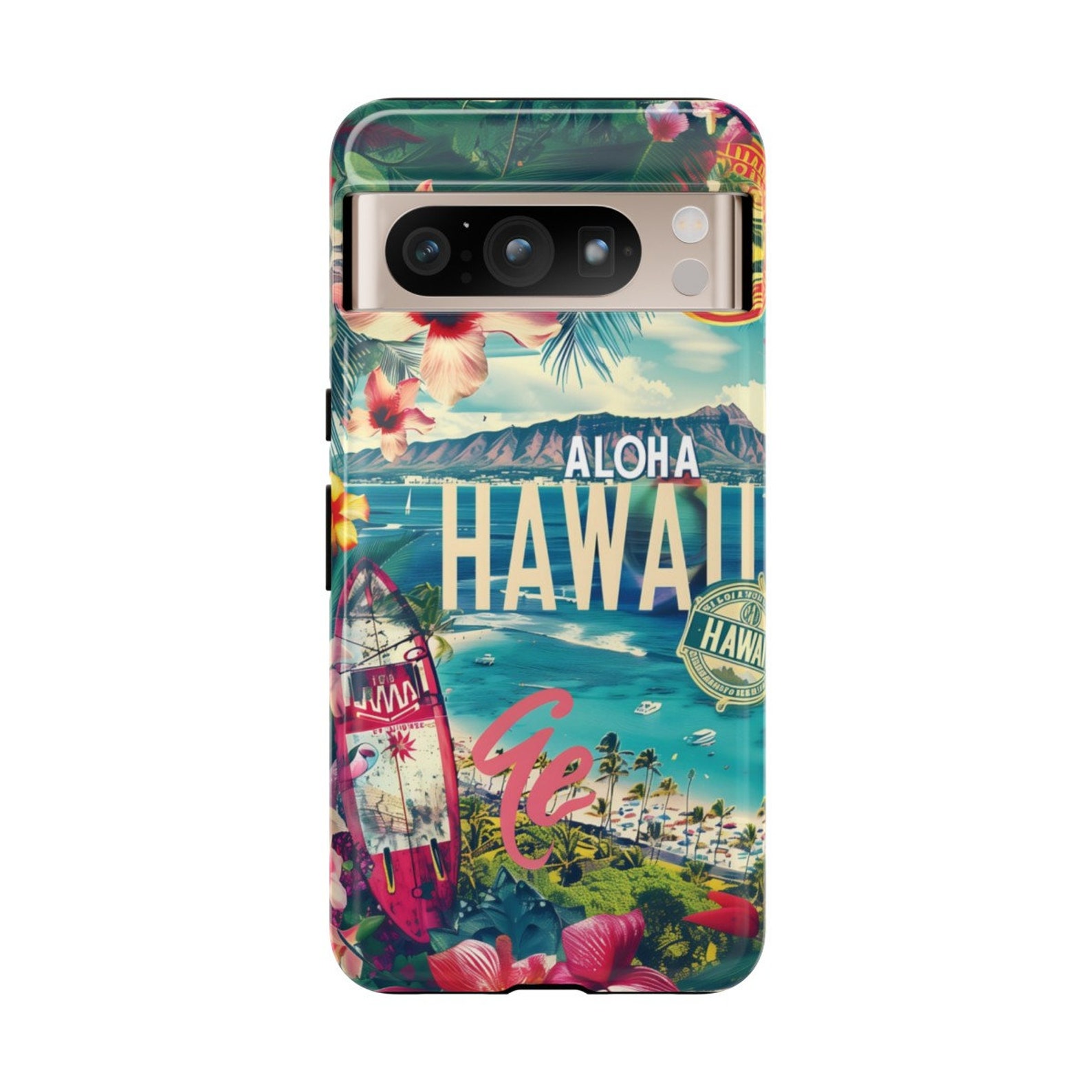 Coastal Surfer HAWAII Surfboard ALOHA Tough Phone Case Cover | iPhone ...