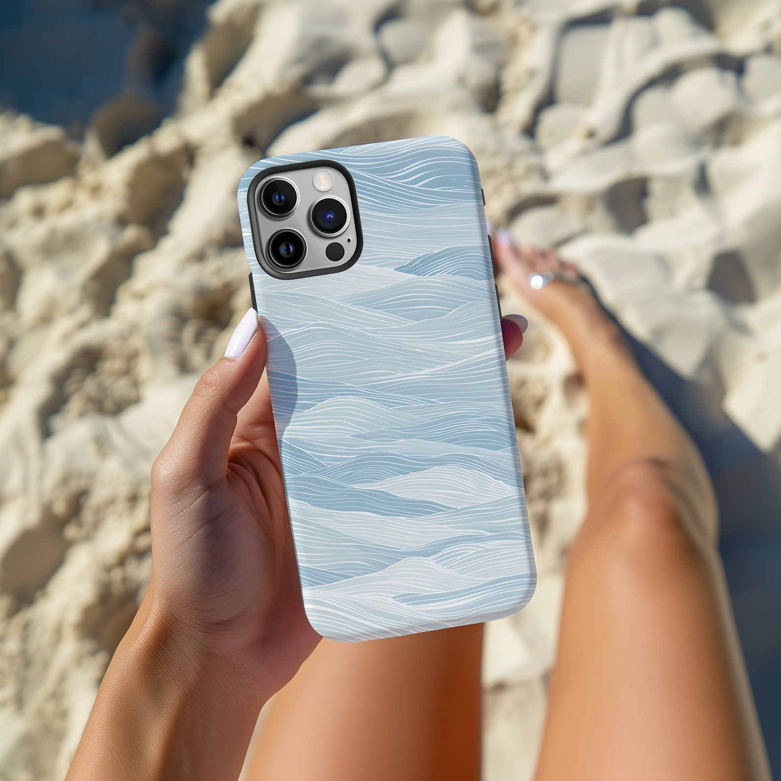 Coastal Beach Summer Water Ocean Waves Tough Phone Case Cover | iPhone ...