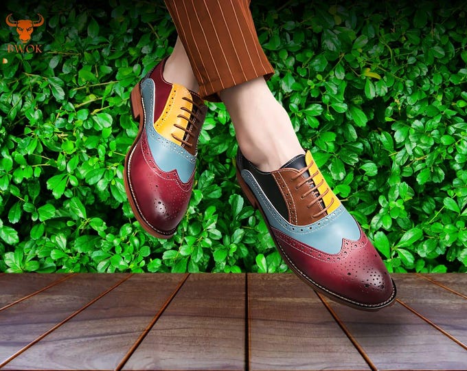 Size 6B -1970s/80s Multi-colored Mod Design by Marco Brelli Shoes ...