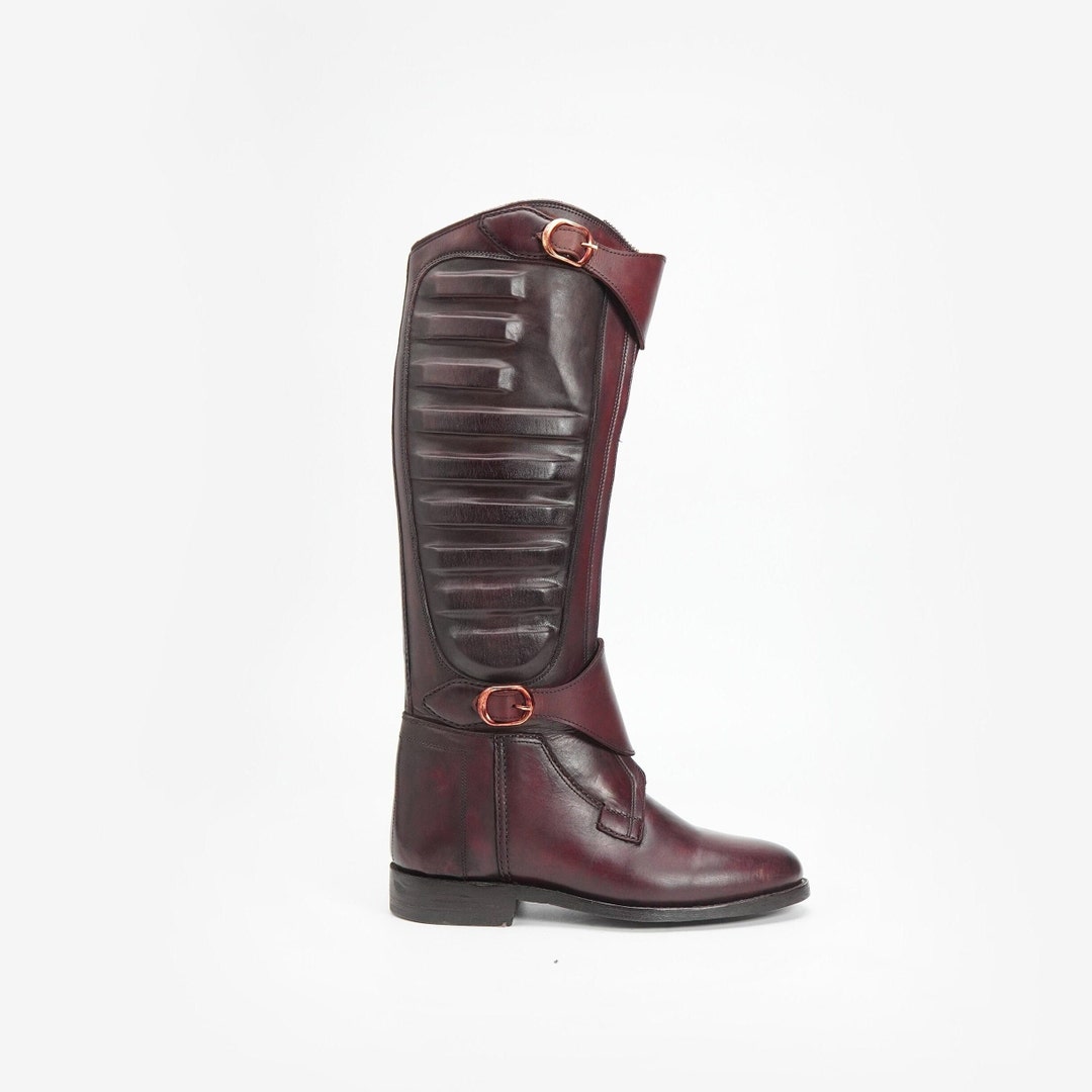 Horse Riding Boots Handmade Leather Western Paddock Style Equestrian ...
