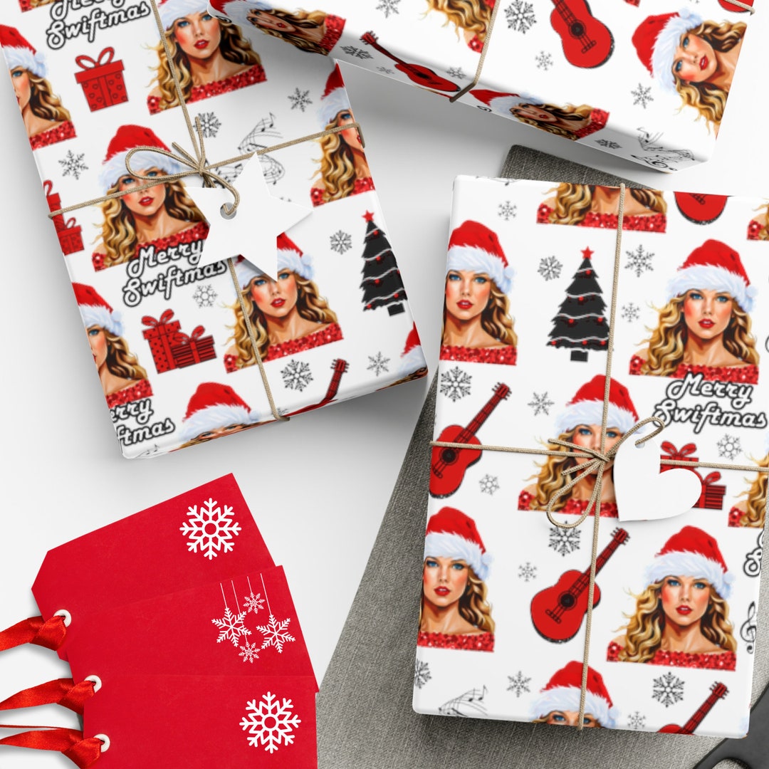 Taylor Swift Wrapping Paper, Swiftmas , Taylors Version, Taylor Swift ...
