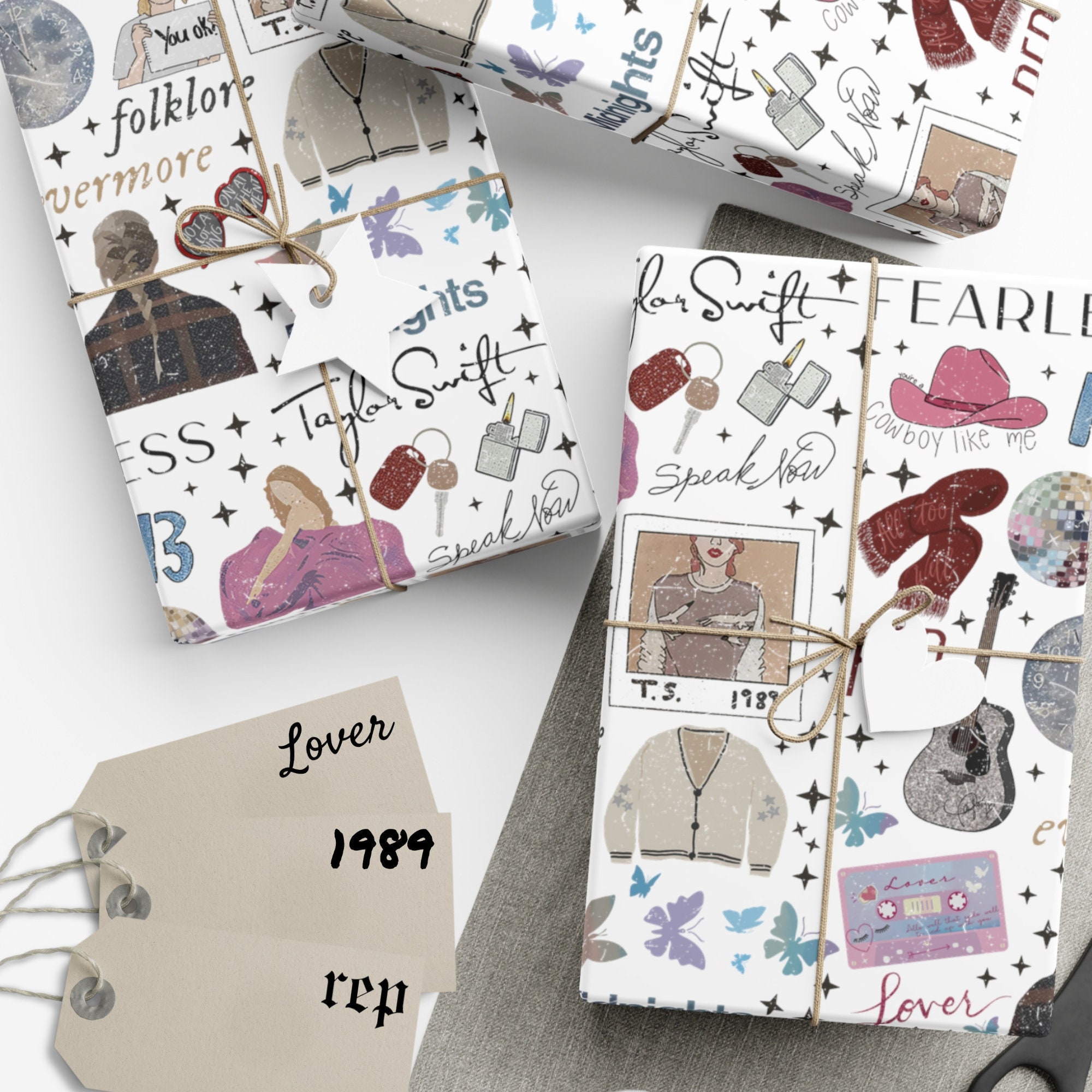 Taylor Wrapping Paper, Taylor Birthday, Swiftmas, Taylors Version sold ...