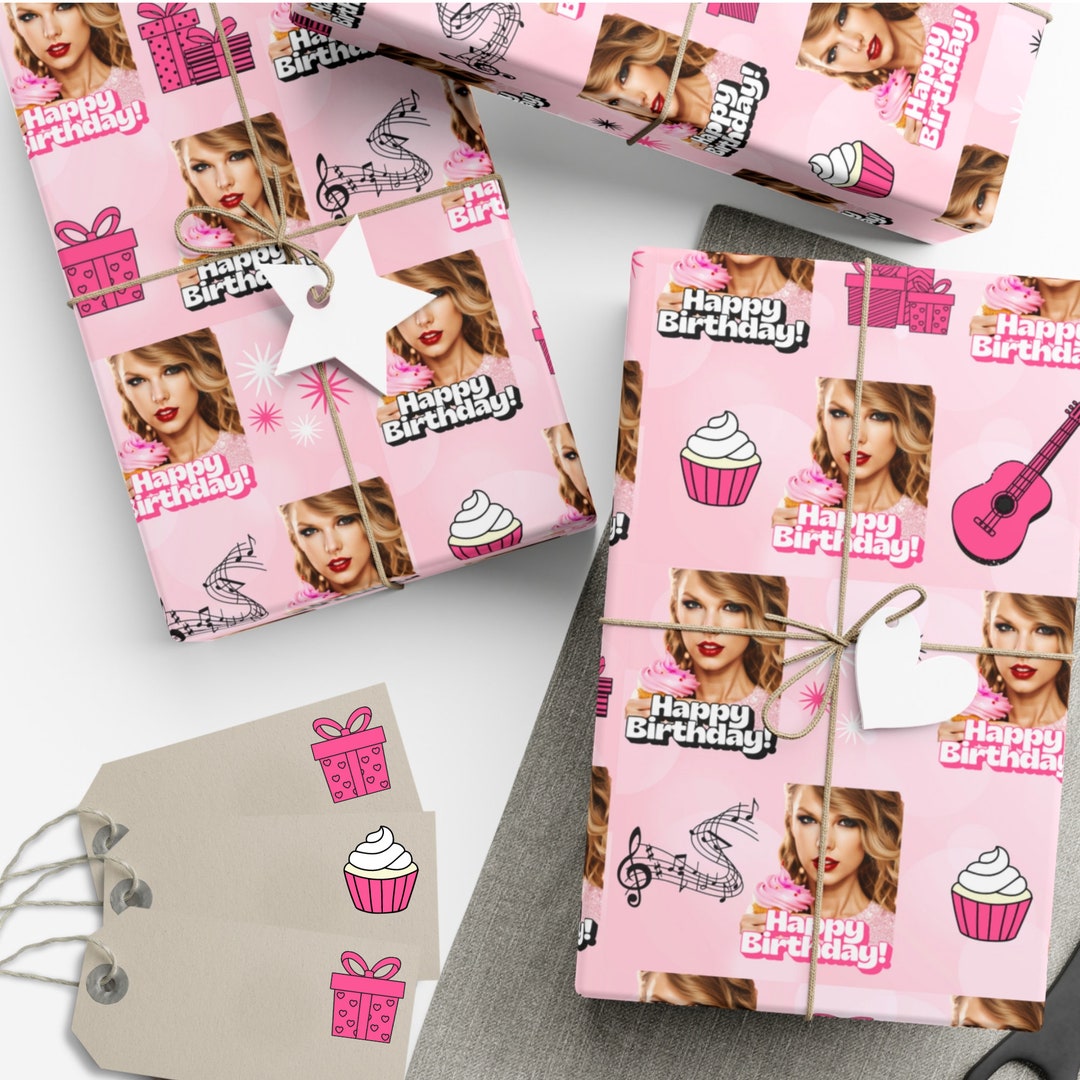 Taylor Swift Wrapping Paper, Taylor Swift Gift Wrap, Swifite Gift Wrap ...