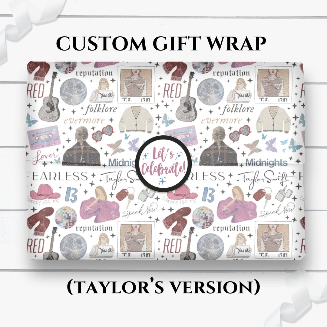 Taylor Swift Wrapping Paper, Taylor Swift Birthday, Swiftmas, Taylors ...