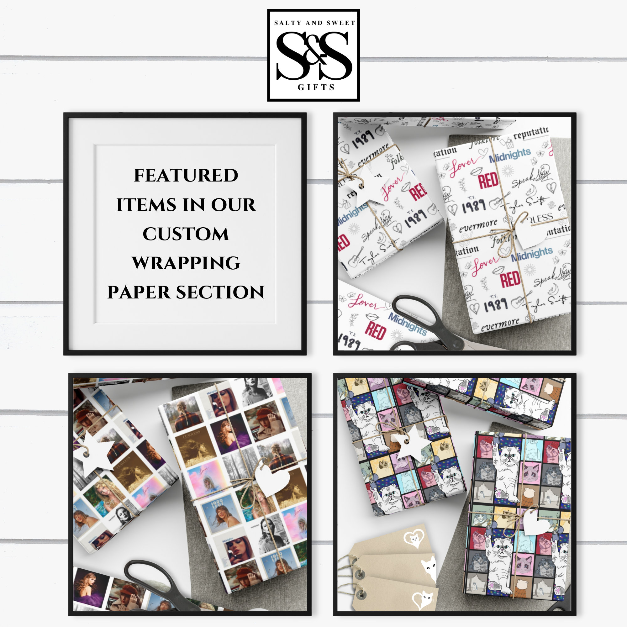 Taylor Wrapping Paper, Swiftmas, Taylor Christmas, Taylors Version ...