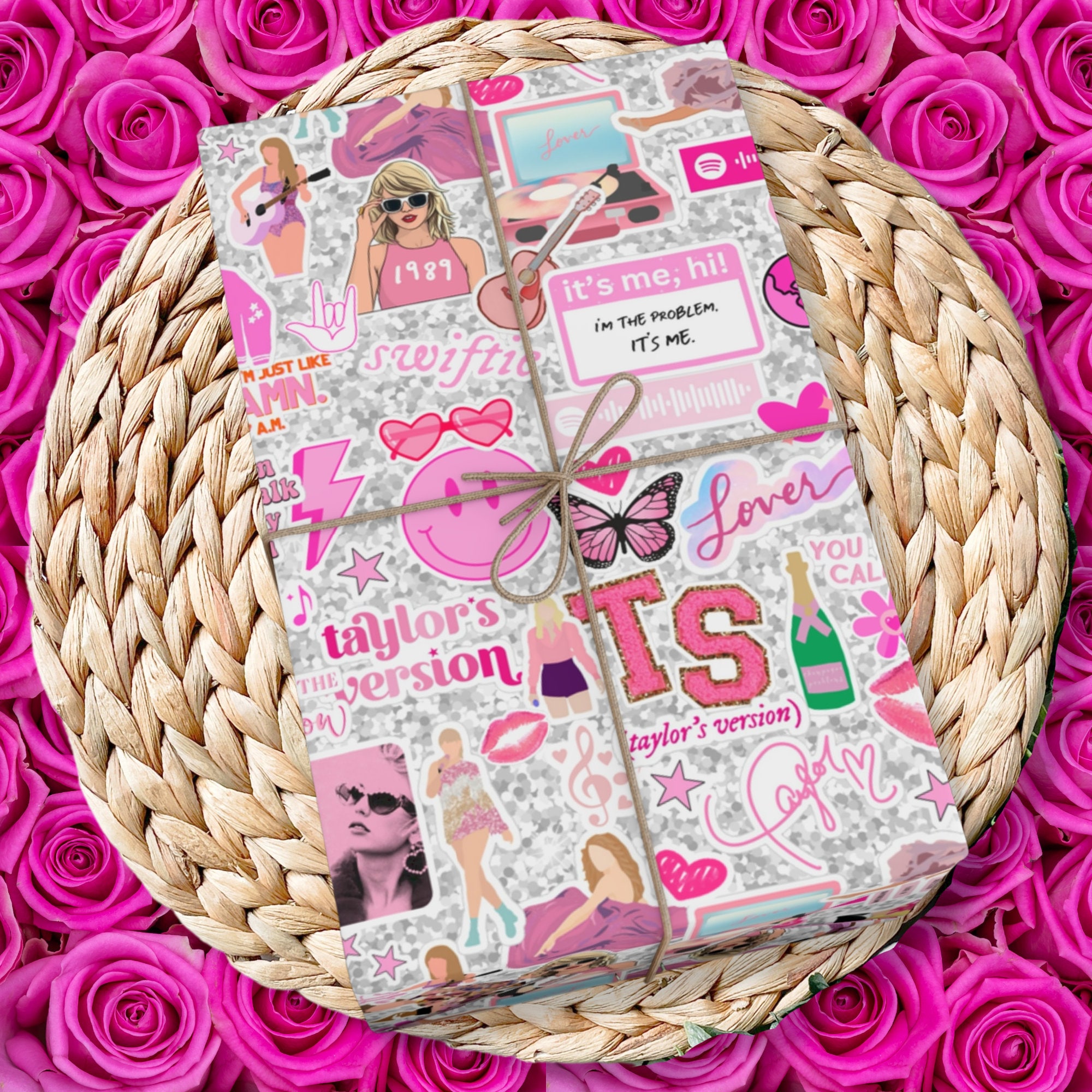 Taylor Wrapping Paper, Swiftmas, Swifite Wrapping Paper, Taylor Merch ...