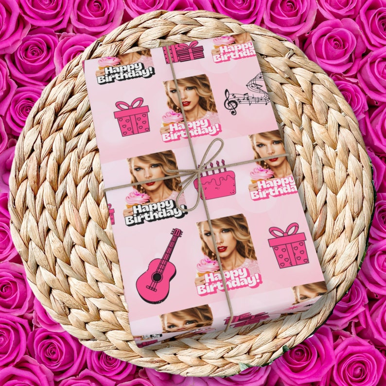 Taylor Swift Wrapping Paper Taylor Swift Gift Wrap Swifite - Etsy Canada