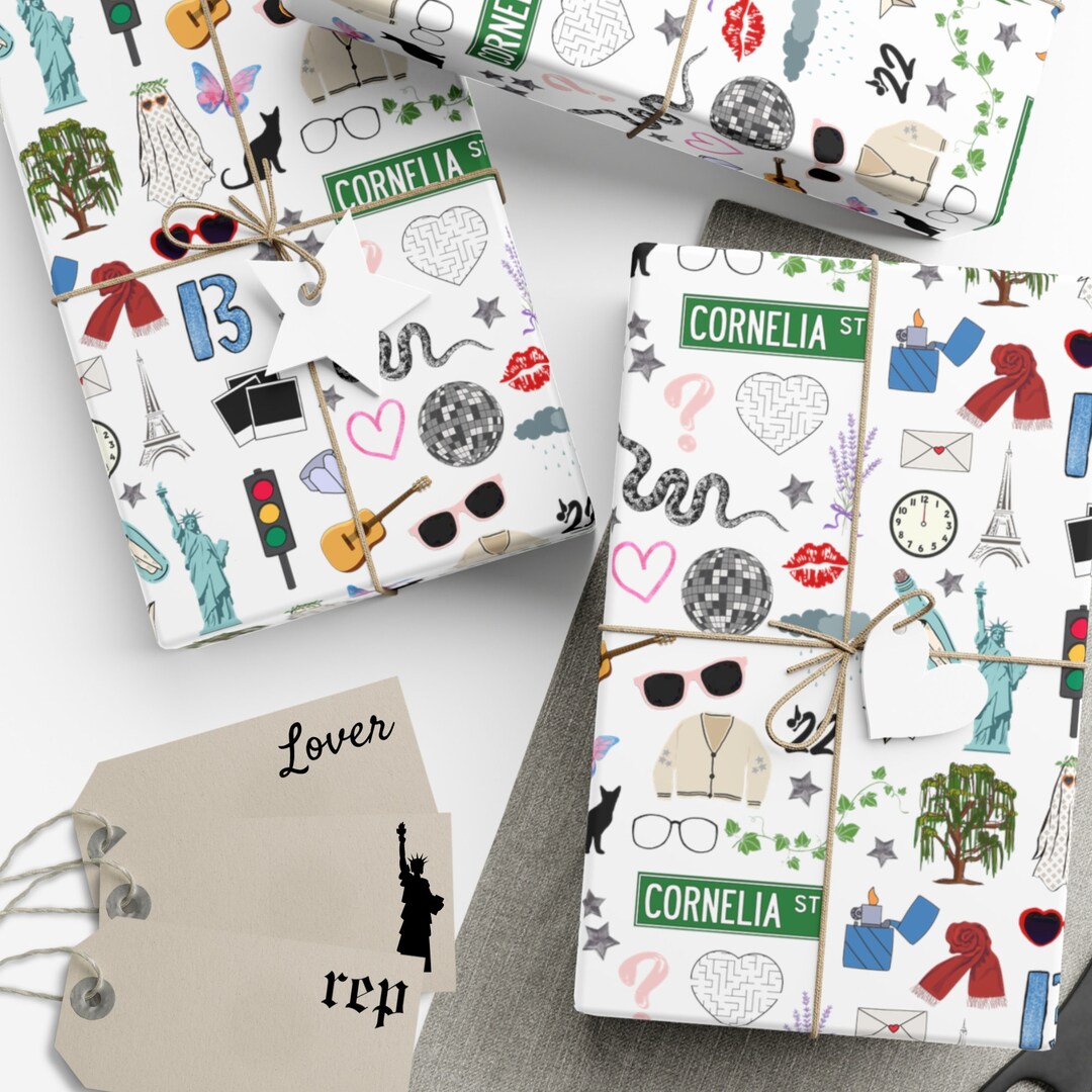 Taylor Swift Wrapping Paper Swiftmas Taylors Version - Etsy