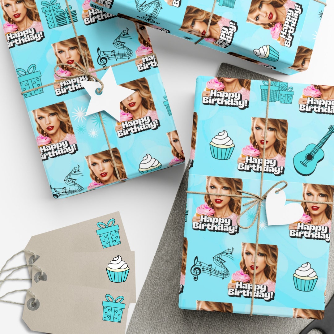 Taylor Swift Wrapping Paper Taylor Swift Gift Wrap Swifite - Etsy