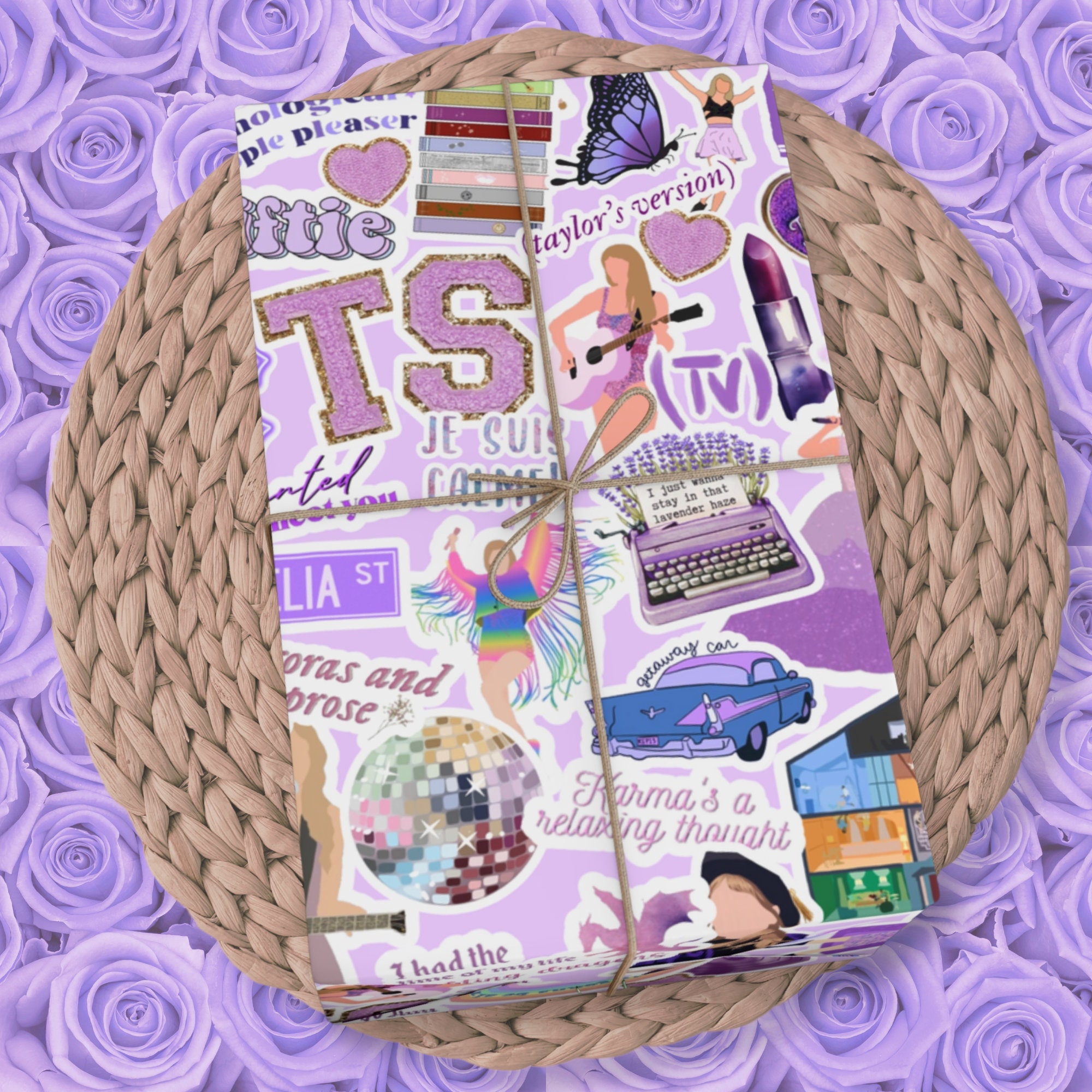 Taylor Wrapping Paper, Taylors Version, Swifite Wrapping Paper ...