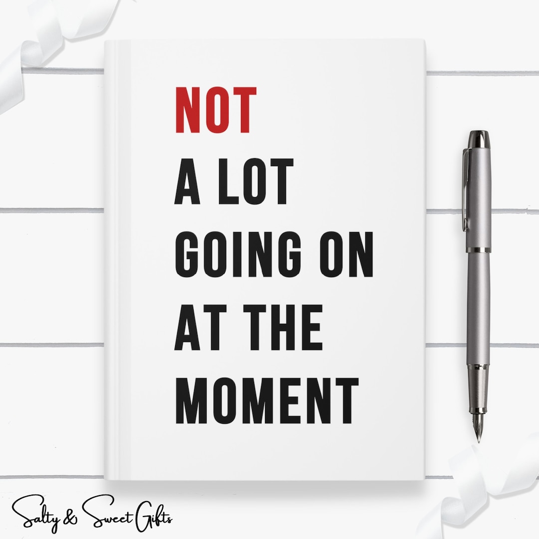 Taylor Swift Journal, Taylor Swift Book, Not A Lot Going on at the ...
