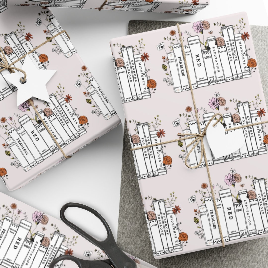 Taylor Swift Wrapping Paper, Taylor Swift Birthday, Taylors Version ...
