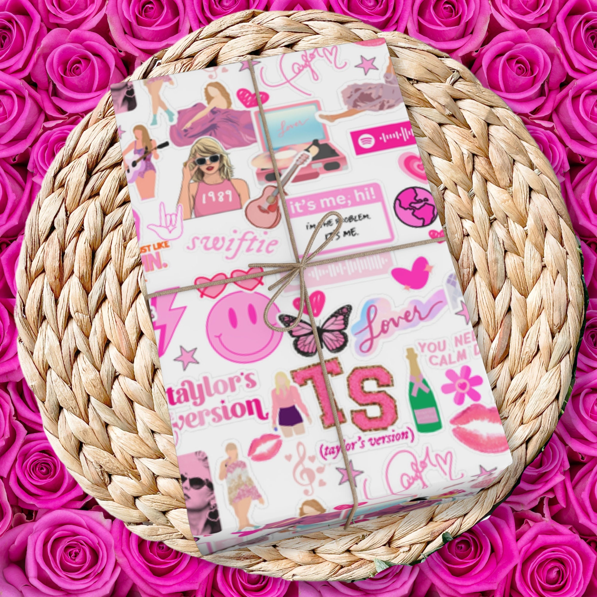 Taylor Wrapping Paper, Swiftmas, Taylor Christmas, Taylors Version ...