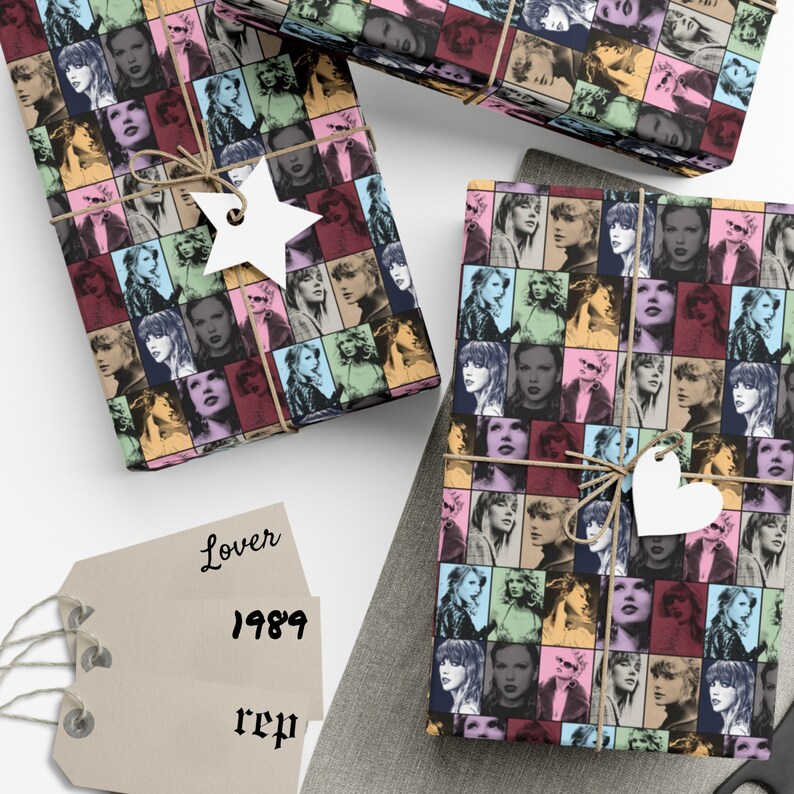 Taylor Swift Wrapping Paper Swiftmas Taylors Version - Etsy